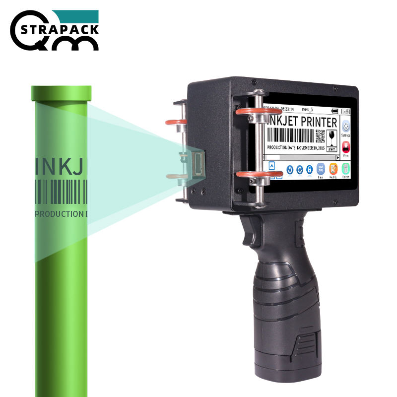 Multi Languages Handheld Inkjet Printer for Roller-type Cable Steel ...