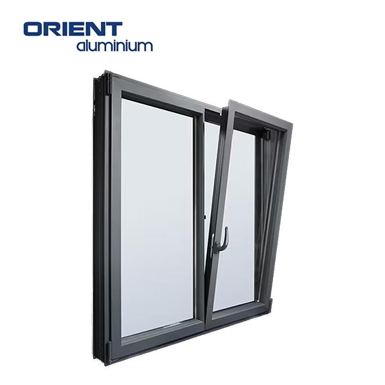 Simple-Setup Australian Standard Timber-Veneer Double-Glazed Aluminum ...