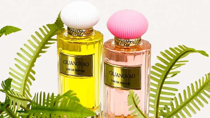 Crimp Round Glass Perfume 100ml Bottles With Premium Looking Custom ...
