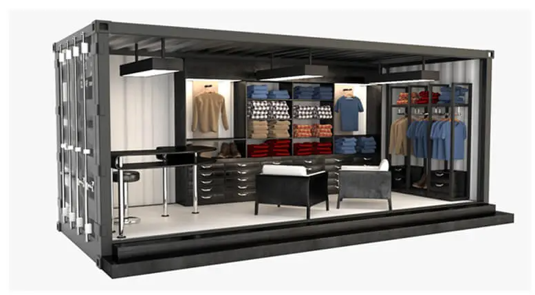 High Quality Clothing Store Modified Container for Clothes Business ...