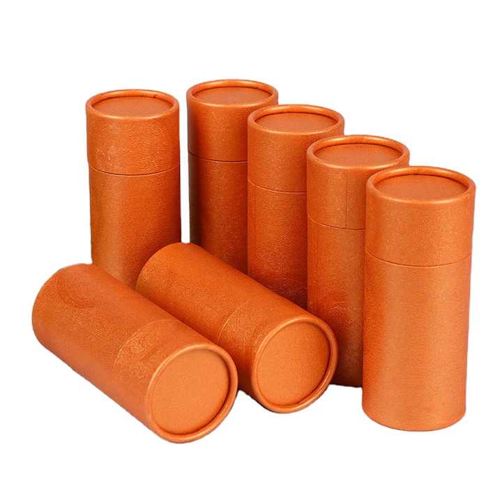 Custom Logo Cardboard Cylinder Paper Tube Biodegradable Kraft Round ...