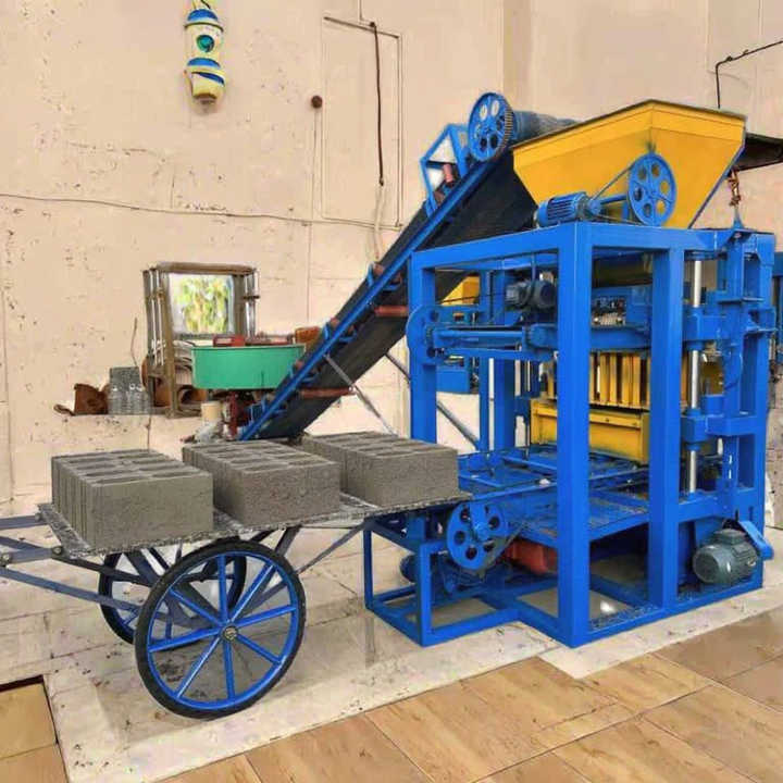Movable Block Moulder Engines Cement 500 Small Scale Concrete Mini ...