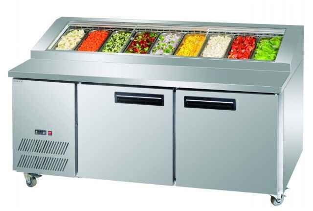 304 stainless steel kitchen refrigerator workbench counter Commercial ...