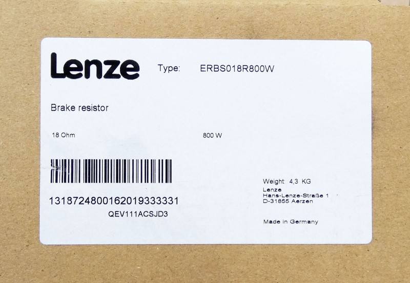 ERBS018R800W Brake Resistor 18ohm 800W 800VDC for PLC| Alibaba.com