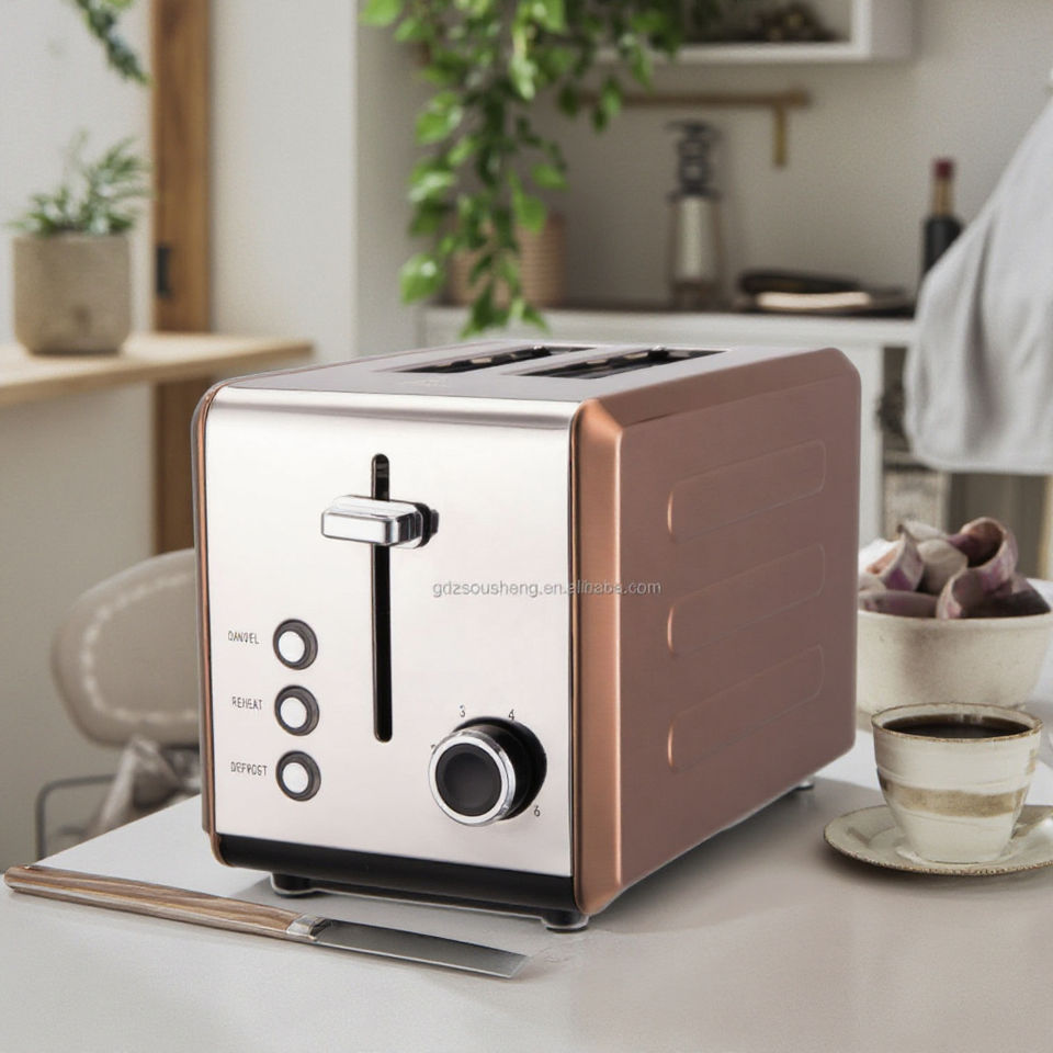 Ousheng Electric 2-Slice Portable Cordless Stainless Steel Goose Neck ...