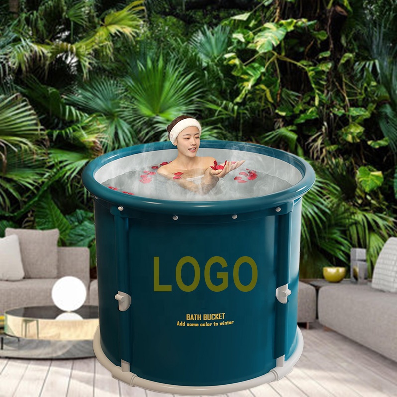 6 Layer PVC Japanese Freeinstalling Flexible Plastic Bathtub Soaking ...
