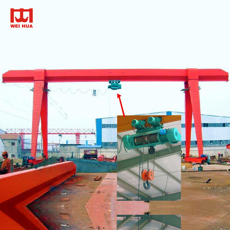 MH Type Single Beam Gantry Crane 5ton 7ton 10ton 15ton Remote Control ...