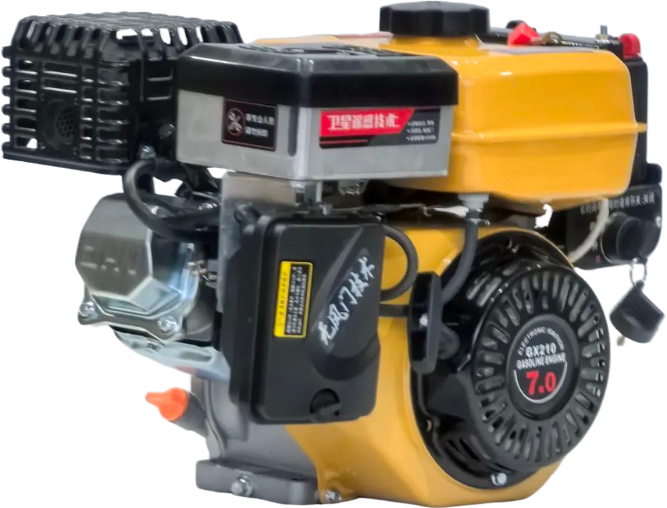 Rato R210 212cc Single Cylinder 4 Stroke OHV Gasoline Engine for ...