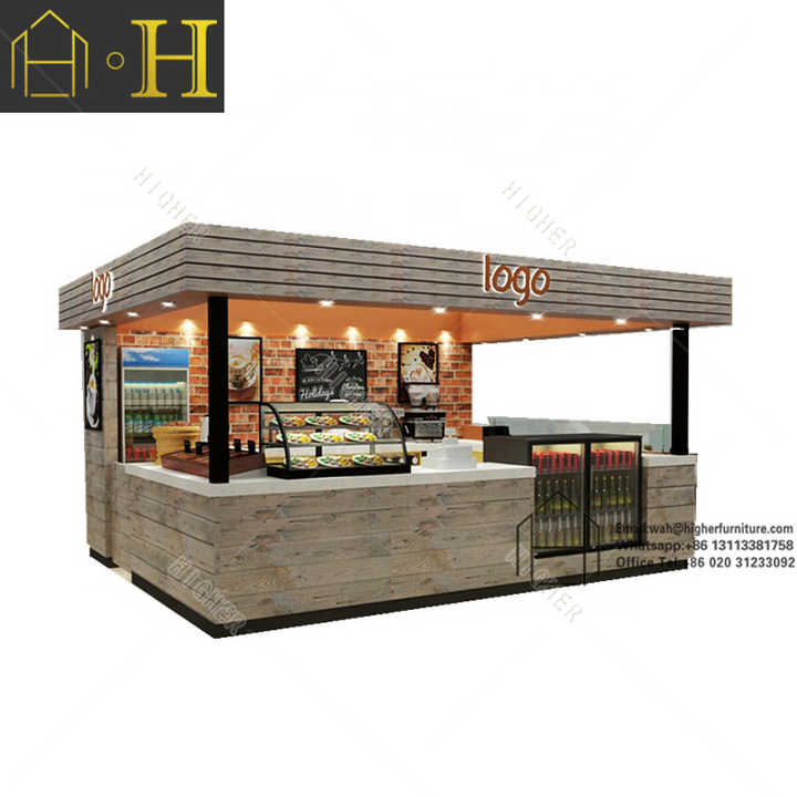 Retail Custom Food Kiosk Design Showcase Luxury Store Glass Retail ...