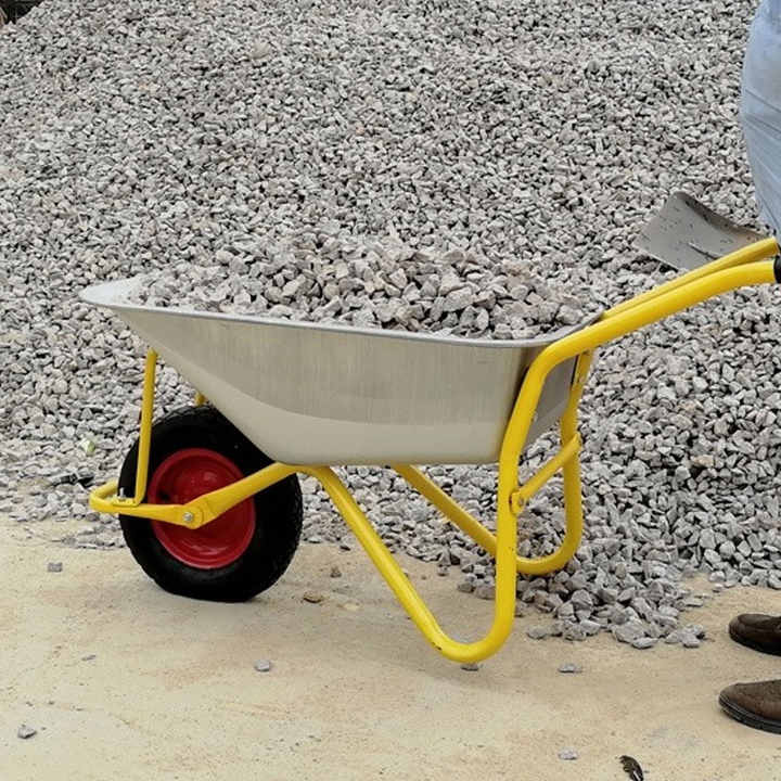 Wheelbarrow for Garden Building Concrete Garden Tool Cart Wheelbarrow ...