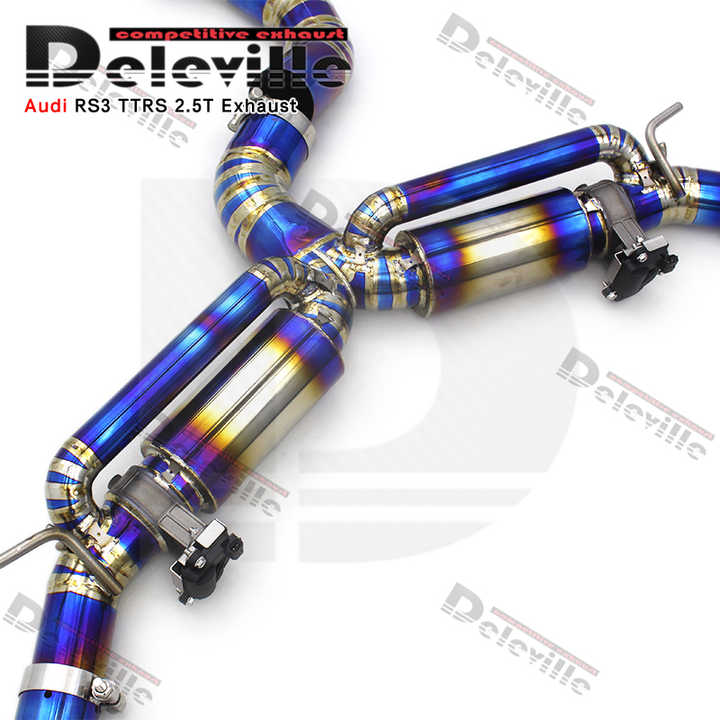 Exhaust Pipe System for Audi RS3/TTRS 2.5T 2017-2023 Titanium Catback ...