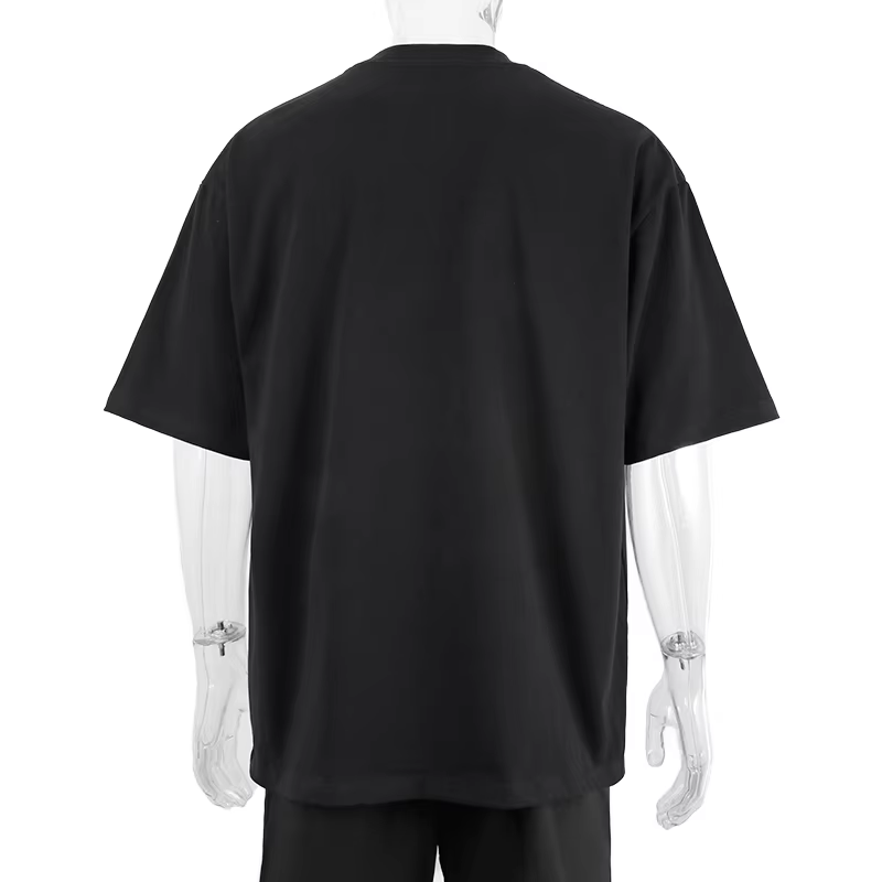 High Quality Custom logo Printed Blank Solid Oversized Heavyweight Crew ...