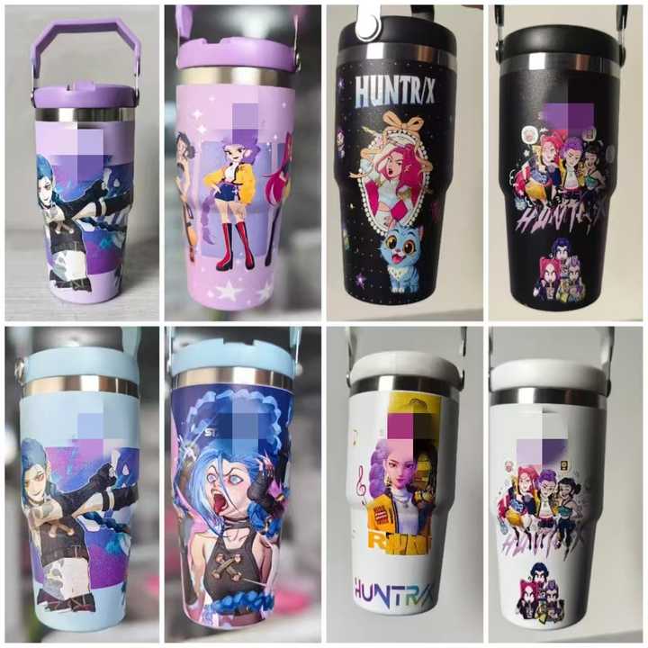 K-Pop Devil Hunter 304 Stainless Steel Insulated Cup 40oz Portable Car ...