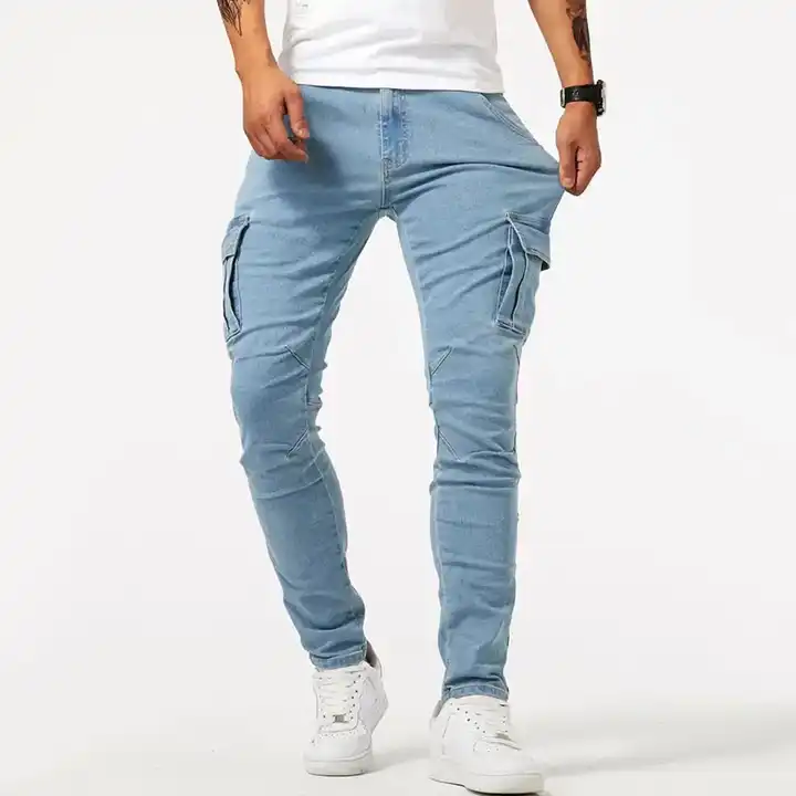 Denim casual pants store