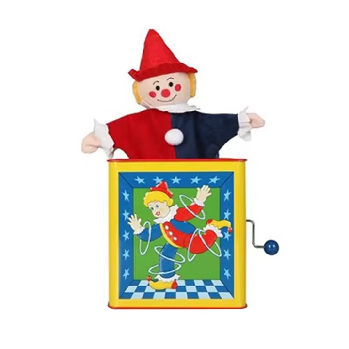 LE S0155 Curious Clown Jack in the Box - Fun Classic Toy