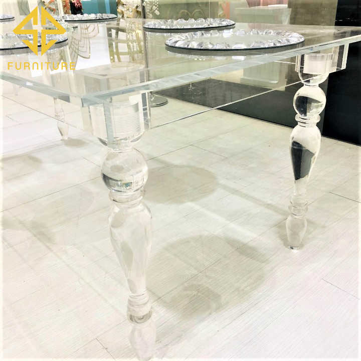 Transparent Acrylic Wedding Cake Table for Hot Sale Banquet Event Party ...