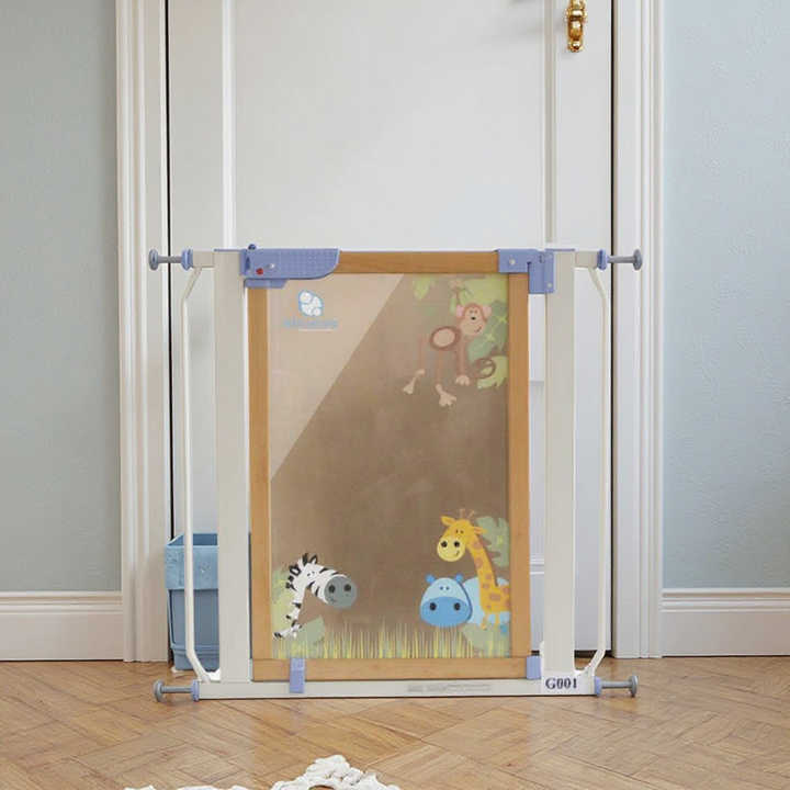 Modern Solid Wood Adjustable Safety Gate Pet-Friendly Eco-Friendly ...