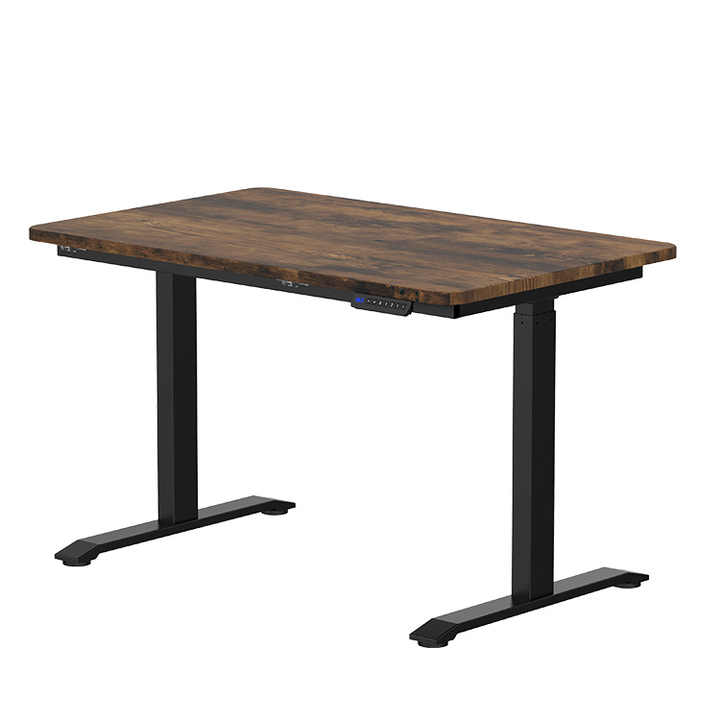 Dual-Motor Electric Height Adjustable Standing Desk Half Tilt Ergonomic ...