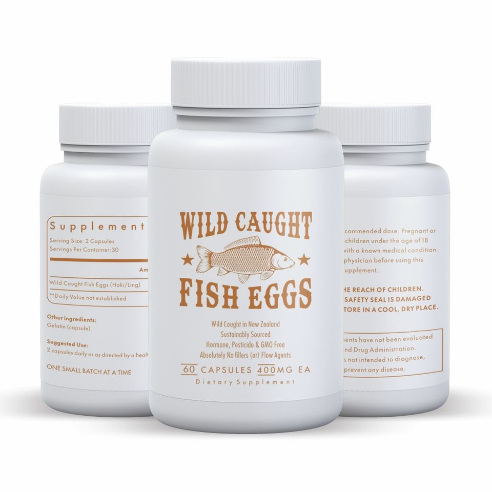 Wild Caught Fish Eggs - Packed with Omega-3 & D K2 Vitamins