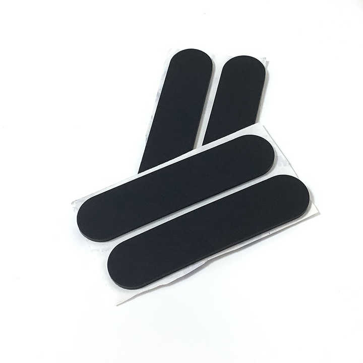 Adhesive Rubber Feet Black Oval Silicone Pad Long Oval Rubber Mat Anti ...