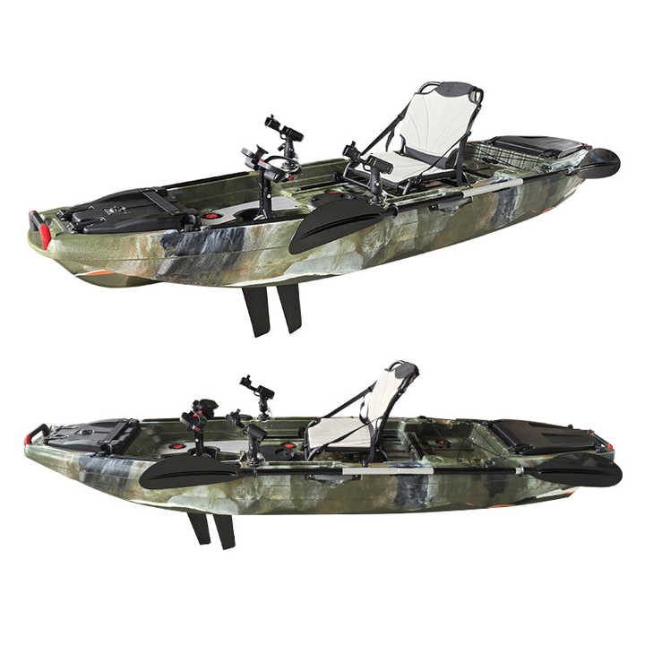 NEOKUDO Pedal Kayak for Fishing - 10ft Roto-Mold Kayak