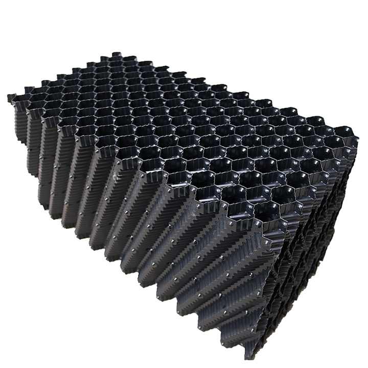 Industrial Evaporative Cooling Tower Fill Pack - PVC Material