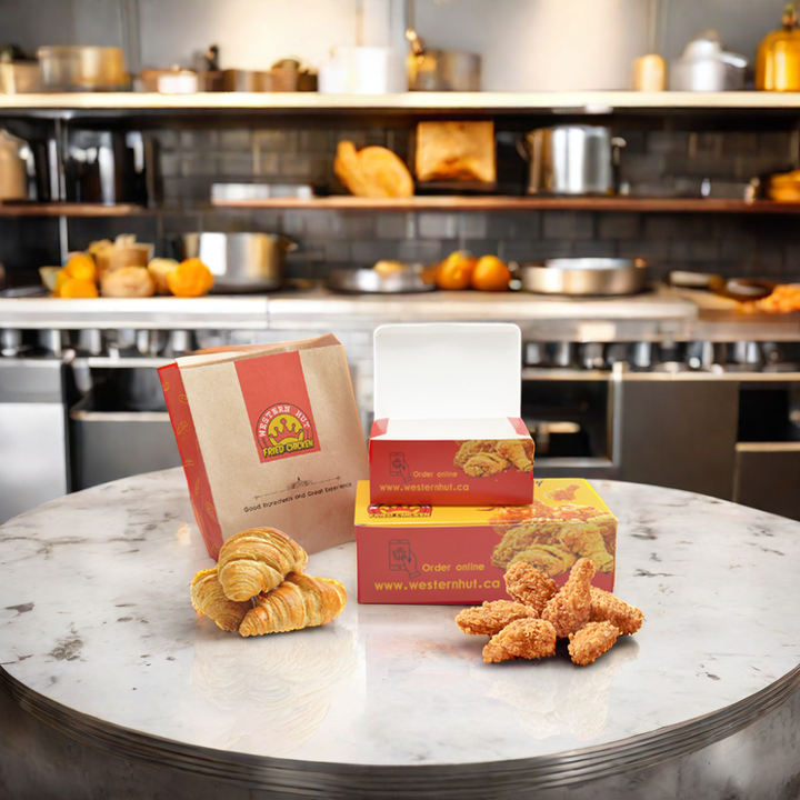 Custom Paper Packaging Manufacture Hamburger French Fries Take Out ...