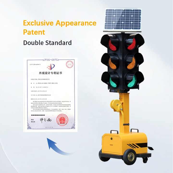 Mobile Portable Traffic Light Controller - Solar Powered