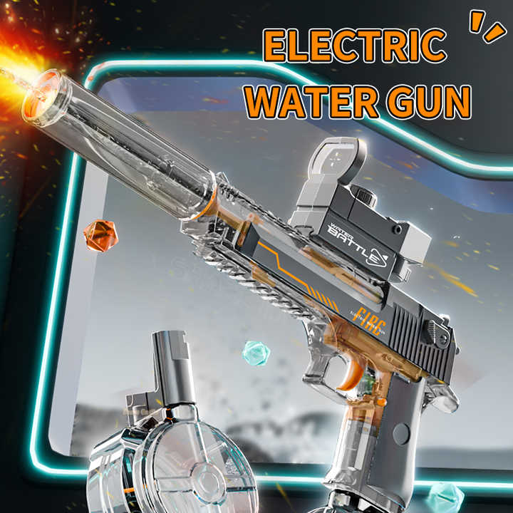 Fun & Safe Water Gun - Enjoy Luminous Electric Black Lazer