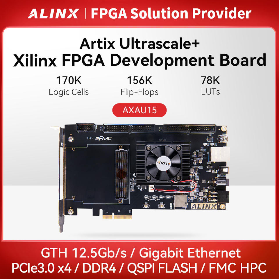 Alinx AXAU15 Development Kit AMD Xilinx Artix UltraScale+ XCAU15P High ...