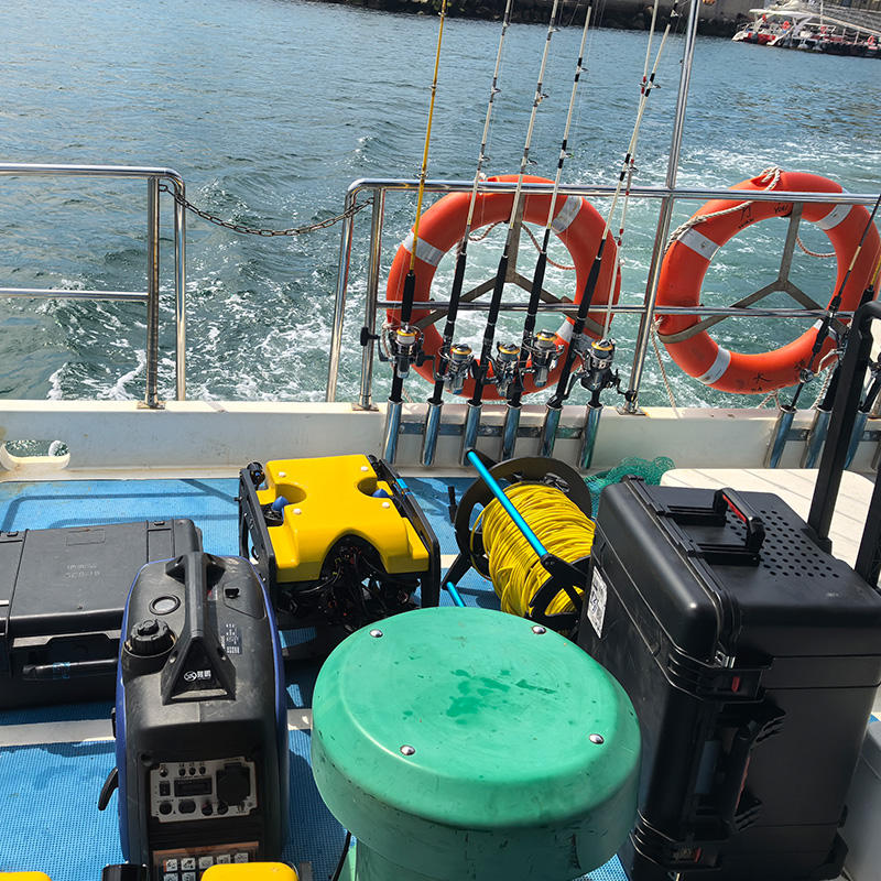 Working depth 300m S-100 underwater robot with 6 350W brushless DC ...