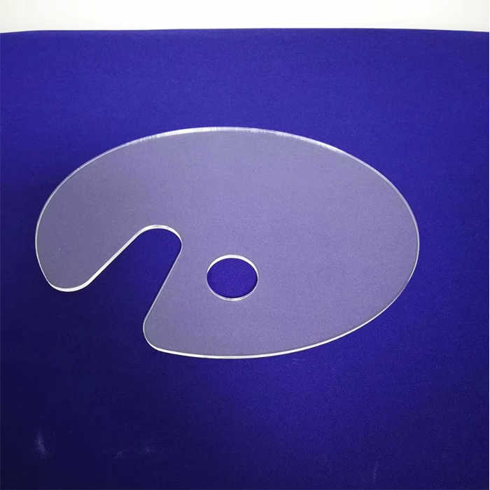 Laser Cut Clear Acrylic Perspex Oil Painting Color Mix Tray with ...