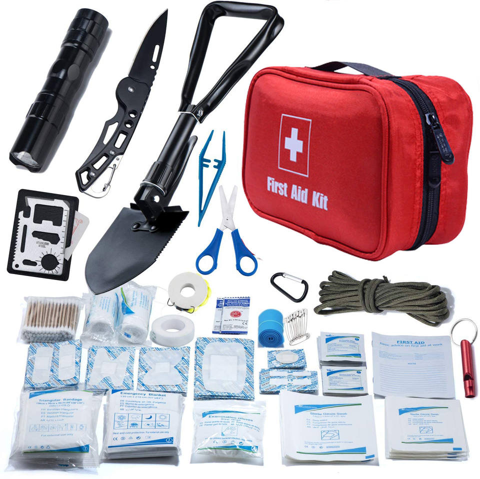 TOMATO Survival First Aid Kit-Portable Nylon for Camping Hiking Car ...