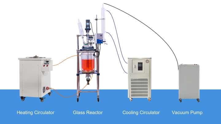 All Models Chemical Dual Double Layer Jacketed Glass Reactor Mixer ...