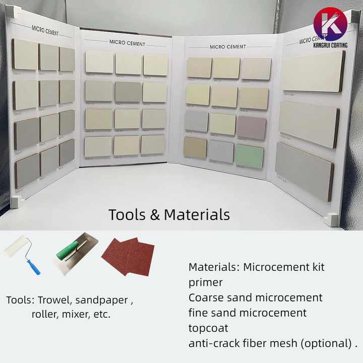 Microcement Office Partition Wall Seamless Finish House Industrial ...