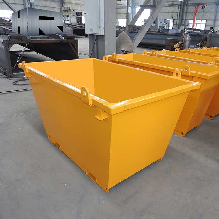 Mini Forklift Lug Bin Scrap Metal Chain Lift Waste Container