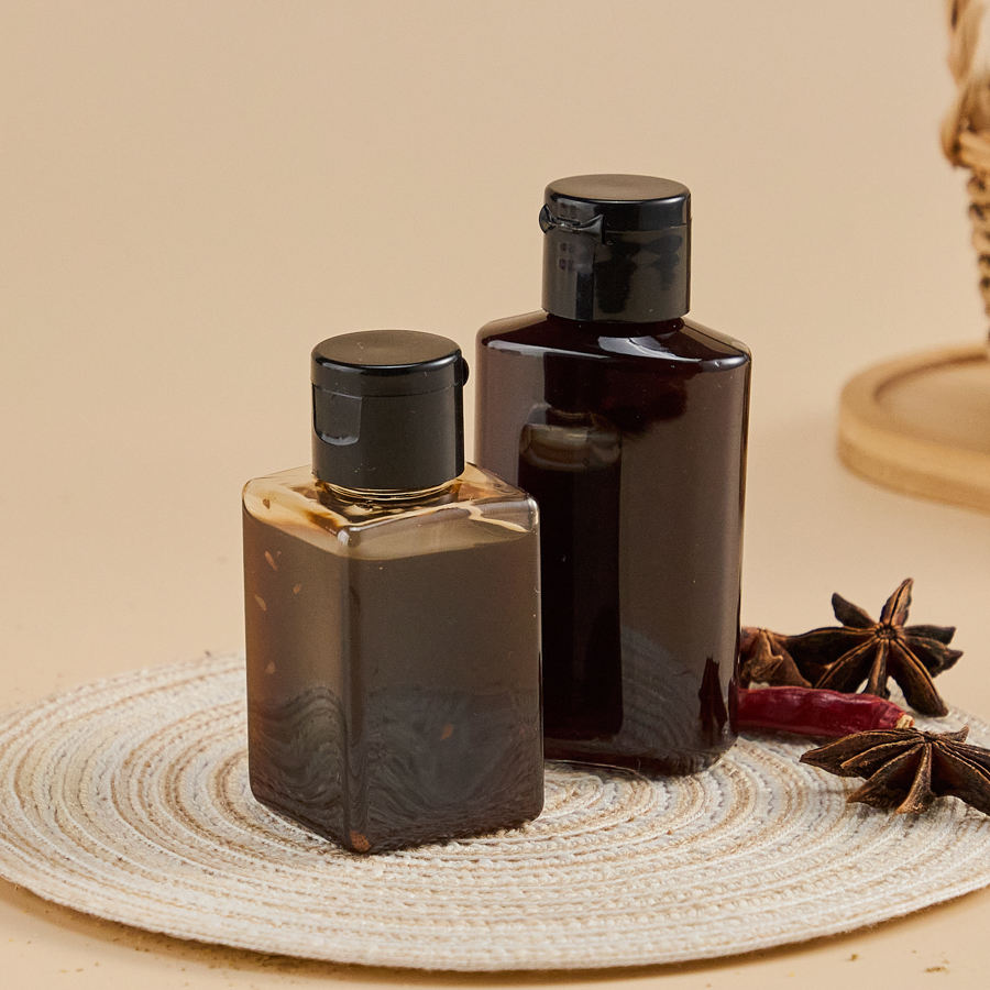 2oz 60ml Plastic Hand Sanitizer Square Bottles - Customizable