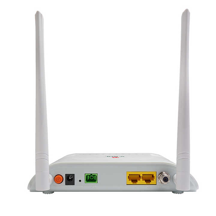 V2802GWT ONT ONU 1*XPON+1GE+1FE+WiFi 4+CATV Fiber Optic Equipment Xpon Network FTTH Compatible ...