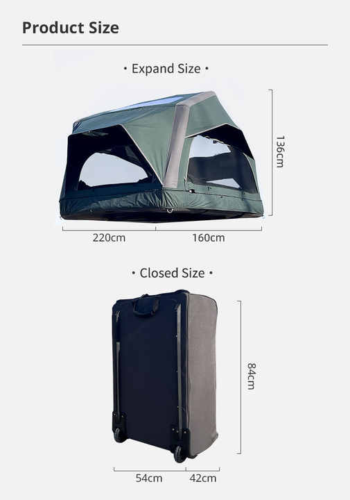 OEM Logo Inflatable Roof Top Tent - Waterproof & Spacious