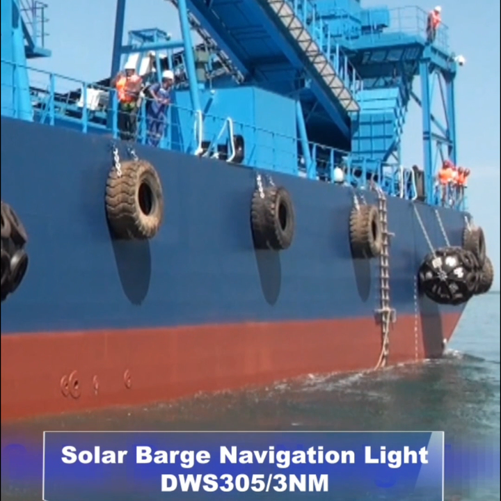 Solar-power LED Boat Navigation Lights for Barge Stern