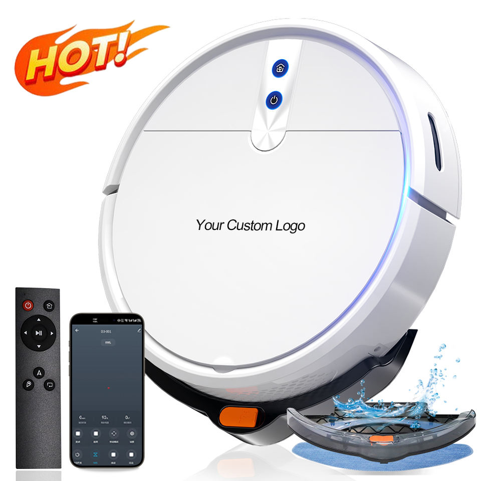 3 1 Smart Tuya APP Gyroscope HEPA Filter Brushless Motor Automatic Self-Charging Electric Robot ...