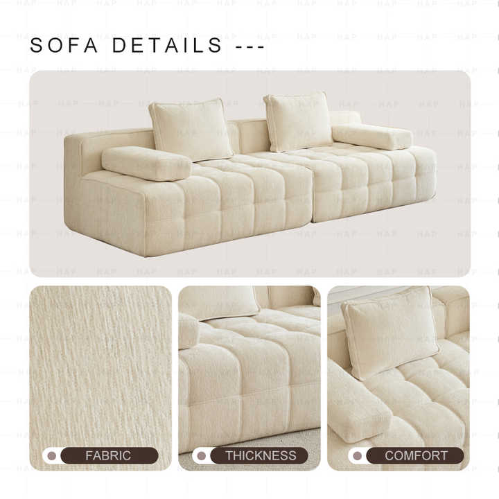 Lazy Canape Sponge Couch Compressed Sofa Modular Vacuum Foam Packed ...