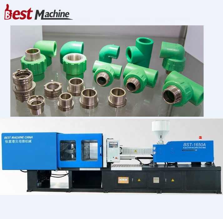 PVC Pipe Plastic Fitting Making / Pipe Casting Injection Moulding ...