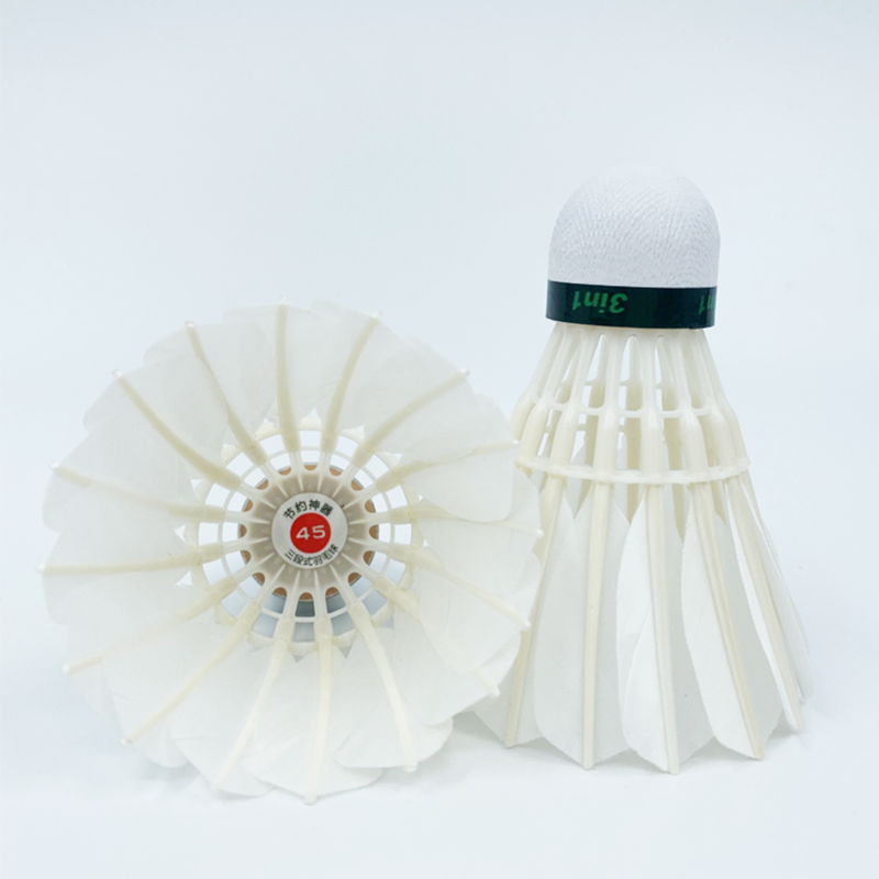 High Quality Goose Feather D45 Badminton Shuttlecock 3in1 Shuttlecock ...