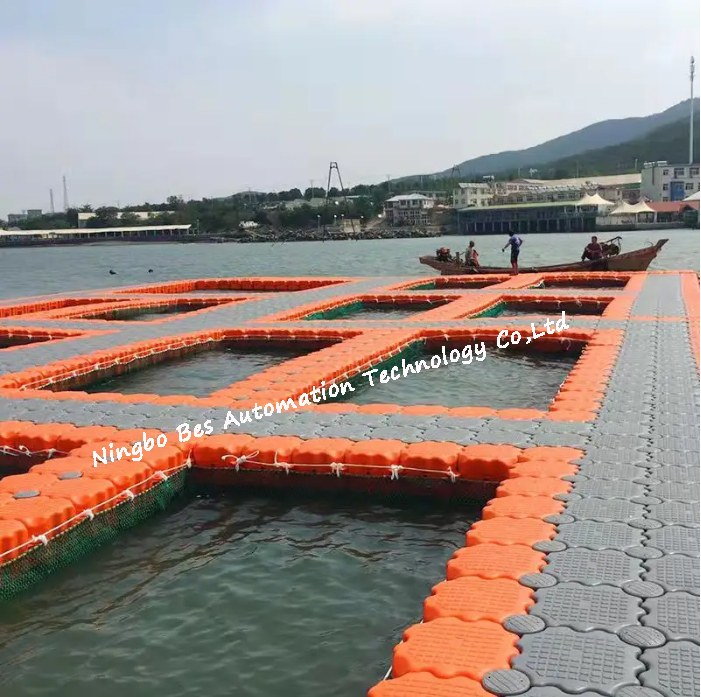 HDPE Modular Jetski Dock Pontoon Bridge Floating Blocks Plastic Cubes ...