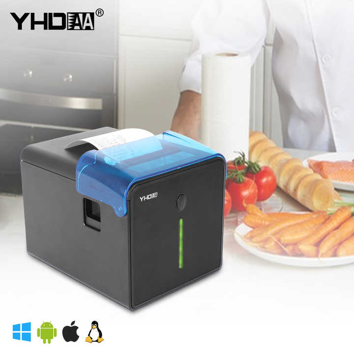 Auto Cutter Paper POS Ticket Billing Printer Imprimante Thermique 80mm ...