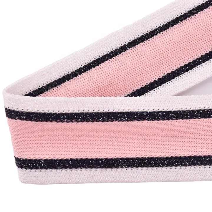 Wholesale New Design 65% Rayon 35% Nylon Rib Webbing Jacquard Web for ...