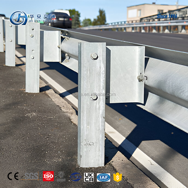 Metal Corrugated Steel W Beam Galvanized Guardrail for Highway Road ...
