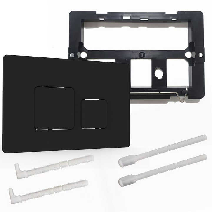 Toilet Dual Flush Push Button Wall Hung Toilet Control Plate for ...