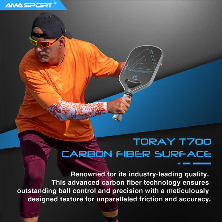 USA Pickleball Approved Toray T700 Carbon Kronos Open 01 Dynamic Air Throat Foam Injected Walls ...